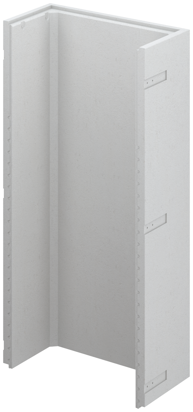 Lichtschachtkörper ohne Boden für den vertieften Einbau