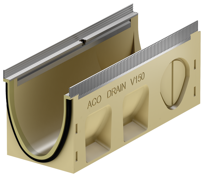 ACO DRAIN® Multiline Seal in Rinne ohne Sohlengefälle