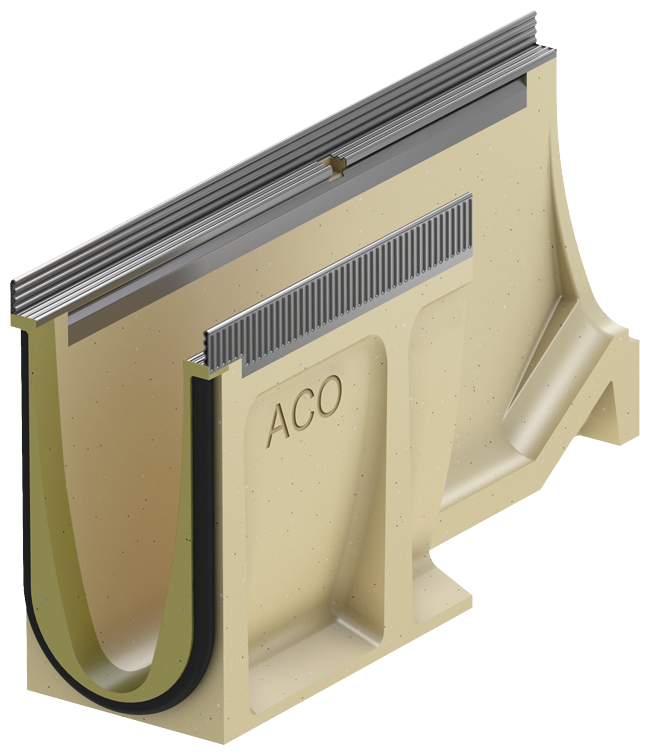 ACO DRAIN® Multiline Seal in - Rinne mit Sohlensprung