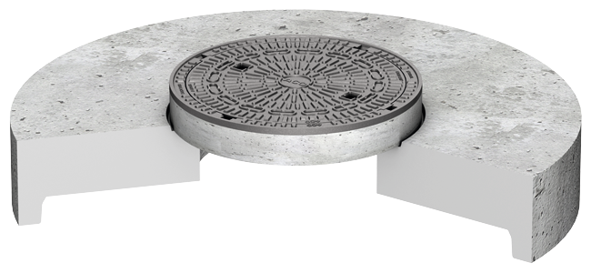 Aufbauteile aus Stahlbeton – ACO Stormsed Vortex