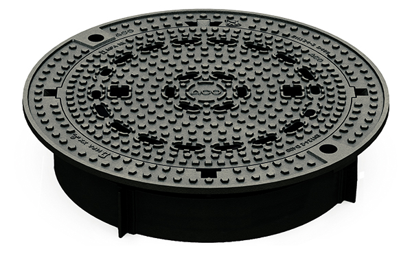 Einwalzbare Schachtabdeckungen und Aufsätze System Bituplan